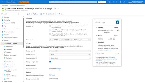 Configure Storage Autogrow Azure Database For PostgreSQL Flexible