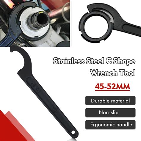 Shock Adjustment Wrench Motorcycle C Shape Repair Spanner Wrench For