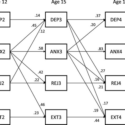 Developmental Cascade Model Of Depression Anxiety Peer Rejection And