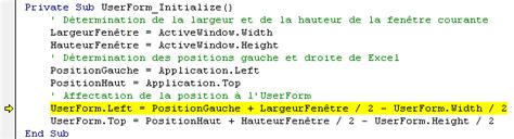 Xl 2013 Userforminitialize Semble Ne Pas Sexécuter Lors Du Premier Lancement De Luserform