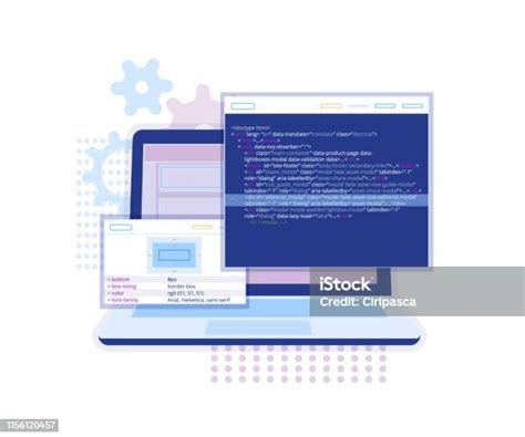 Konsep Pengembangan Web Pemrograman Dan Spanduk Pengkodean Ilustrasi