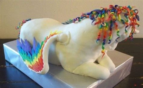 Rainbow Unicorn Pegasus Cake The Mary Sue Unicorn Cake Amazing