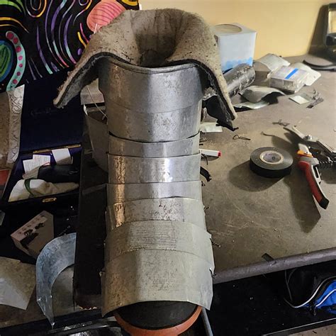 Sheet Metal Boot Armor R Armor