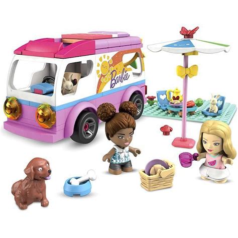 Boneca Mega Construx Barbie Trailer De Aventura Mattel