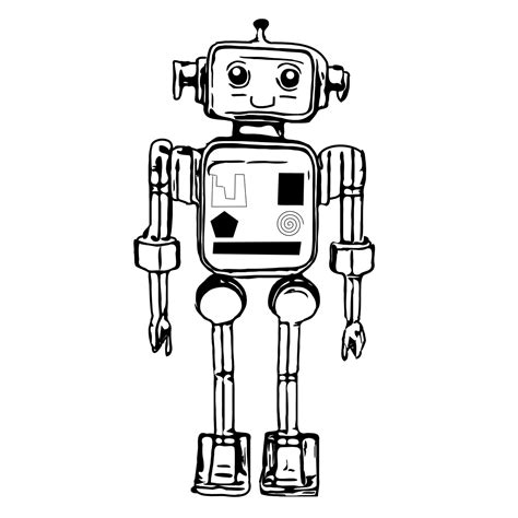 Robot Zeer Fijne Tekeningen Gratis Afbeelding Op Pixabay Pixabay