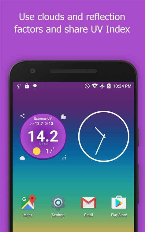 UV Index Widget UVIMate App On Amazon Appstore