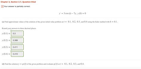 Solved Chapter 2 Section 27 Question 04ad Your Answer Is