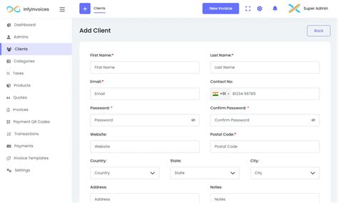 laravel invoice management system