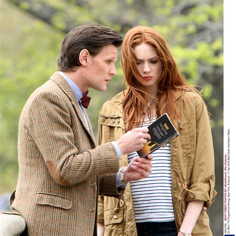 Karen Gillan Y David Tennant Doctor Who Style 14 Exclusive Snapshots