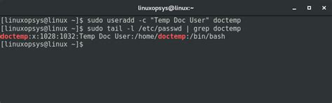 Useradd Command In Linux Options Examples