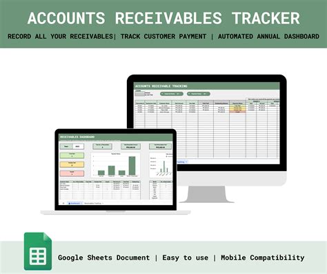 Accounts Receivables Tracker Spreadsheets Ph