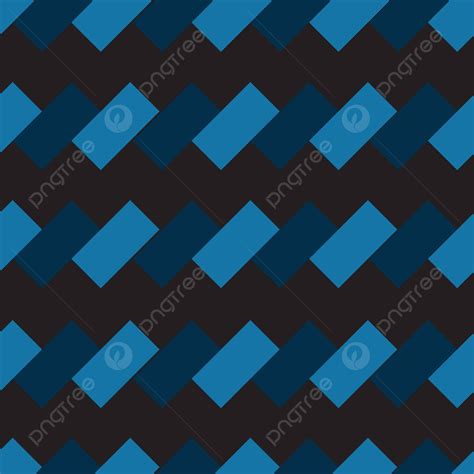 Classic Black Slanted Rectangle Seamless Pattern Print Night Squares