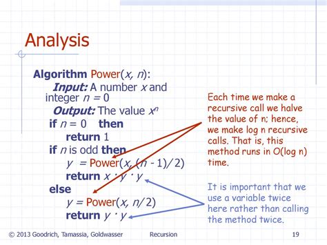 Recursion © 2013 Goodrich Tamassia Goldwasser Recursion Sequences Ppt Download
