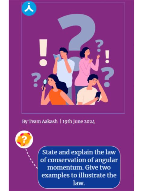 What Is The Law Of Conservation Of Angular Momentum Aakash Blog