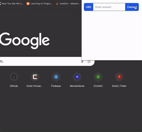 Currency Converter Chrome Extension Dev Community