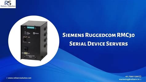 Siemens Ruggedcom Rmc30 Serial Device Servers Youtube