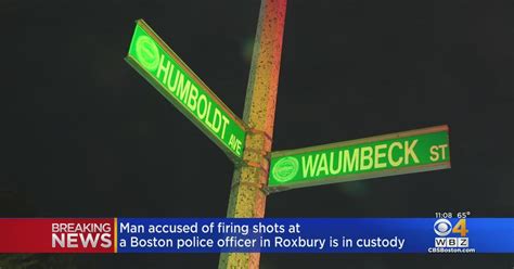 Boston Police Officer Shot At In Roxbury Suspect Arrested Cbs Boston