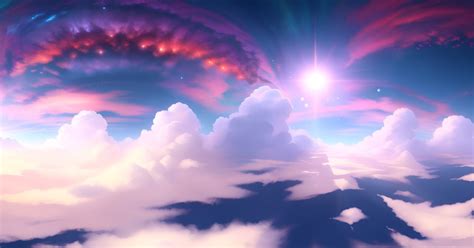 Skybox Aurora Above The Clouds 2d Sky Unity Asset Store