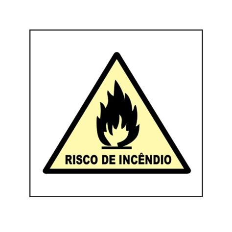 Placa De Sinalização A2 Risco De Incêndio 20 X 20 Ref 1290 Triamom
