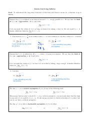 Understanding Limits Involving Infinity Exploring The Behavior Course Hero