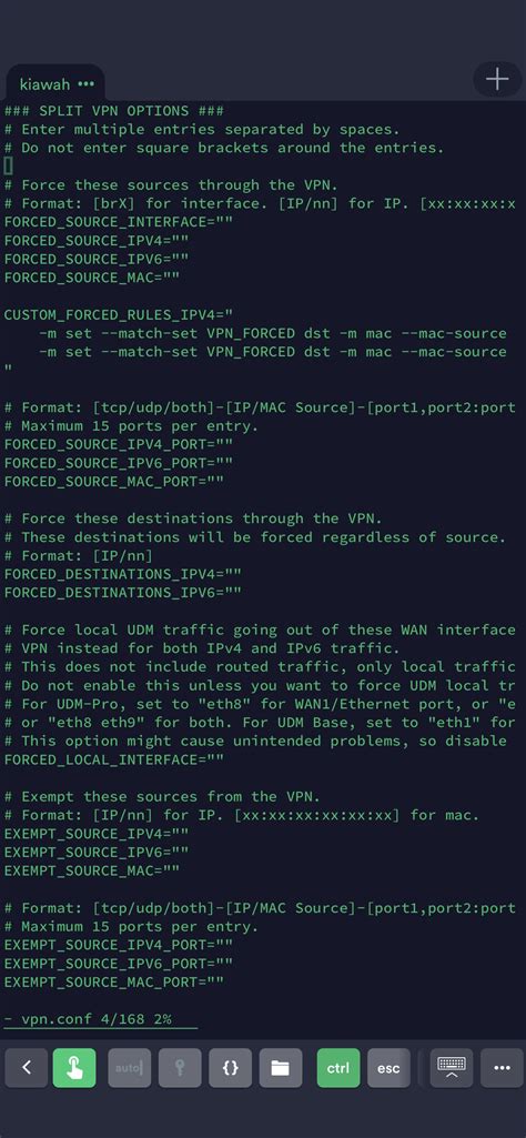 Split Vpn Set Up With Unifi Site To Site Connection Not Working · Issue 131 · Peacey Split Vpn