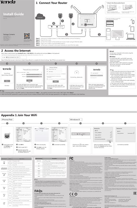 Tenda Technology Ac Ac Smart Dual Band Gigabit Wifi Router User