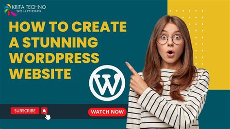 How To Create A Stunning Wordpress Websitetrending Business Websitedevelopment Bangalore