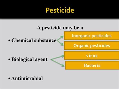 Classification Of Pesticides Pptx