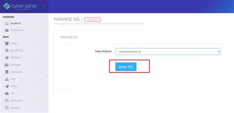 Cara Mudah Install SSL Di Cyberpanel Hosting WPGan