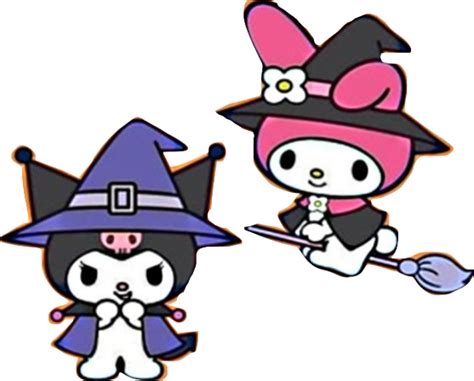 My Melody And Kuromi Witches By Kirakiradolls On Deviantart