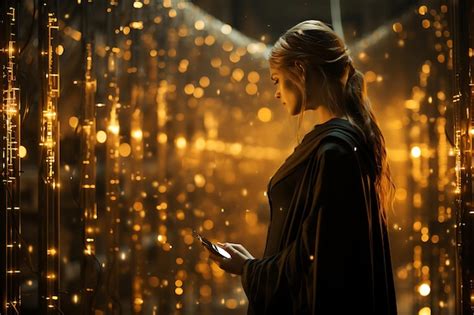 premium ai image binary brilliance technology images