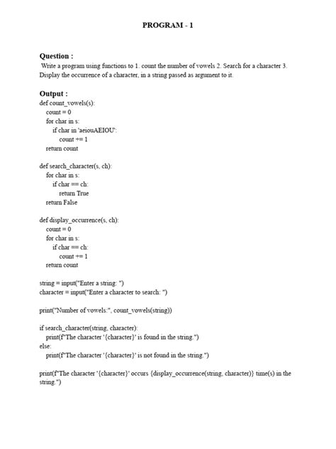 Computer Science Python Programs Pdf