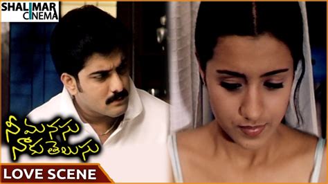 Nee Manasu Naaku Telusu Movie Tarun And Trisha Best Love Scene