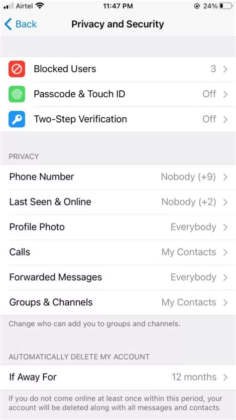 آموزش فعال کردن رمز عبور تلگرام برای اندروید، آیفون و ویندوز