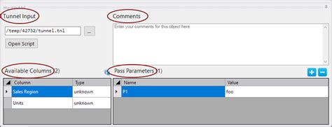 Spectre Build Tunnel Input