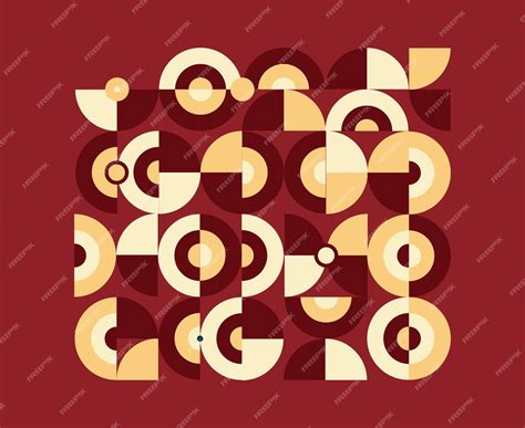 Premium Vector Geometric Pattern Background Of Vector Scandinavian Abstract Color Or Swiss