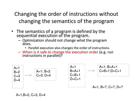 Ppt Optimizing Single Thread Performance Powerpoint Presentation Free Download Id5574651