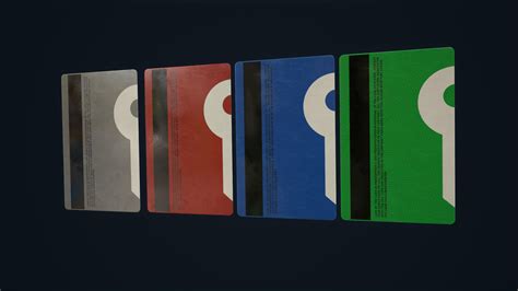 Code Lock And Key Card 3d Model By Siup