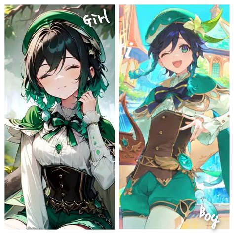 Venti Genderbend Do You See That Much Of A Diffrence Genshin Impact Hoyolab