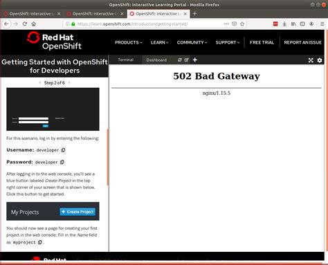 502 bad gateway for step 2 of 6 in introductory tutorial · issue 548