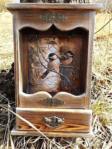 Пин на доске КЛЮЧНИЦЫ ДОСКИ Декупаж Декорирование Декупаж мебели