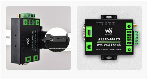 Industrial Grade Serial Server RS To WiFi And Ethernet Modbus Gateway MQTT Gateway