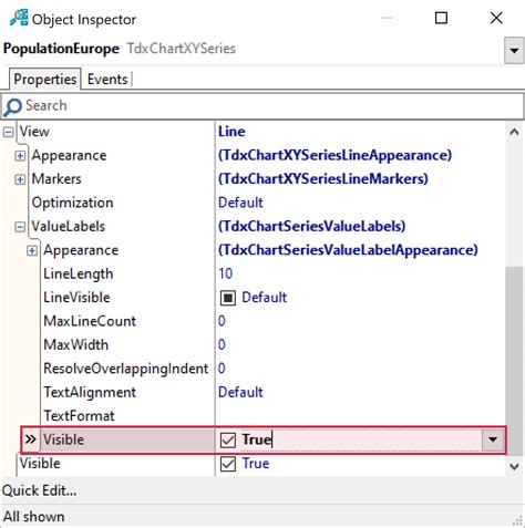 VCL Charts Line View Tutorial Step 3 Series Appearance Customization