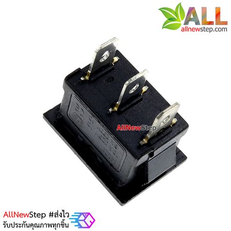 สวิตช์ไฟเปิดปิด 3 ขา สีดำ 6a250v ขนาด Kcd1 102 Arduinoall ขาย Arduino ซื้อ Arduino อุปกรณ์