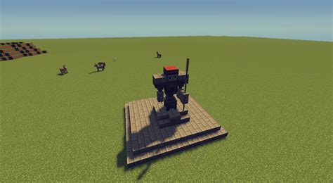 [en] Robot Statue [fr] Statue Robot Minecraft Map