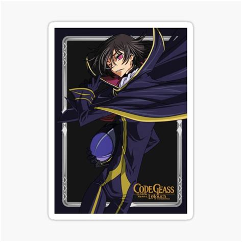 Code Geass Geass 26 Sticker By Codegeasseye Redbubble