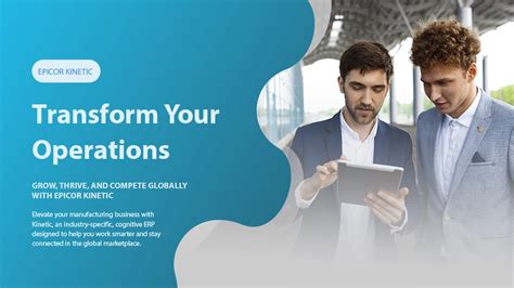 Epicor Kinetic Transform Your Operations