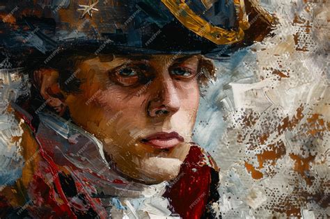 Premium Photo Napoleon Bonaparte French Emperor In Historical Oil