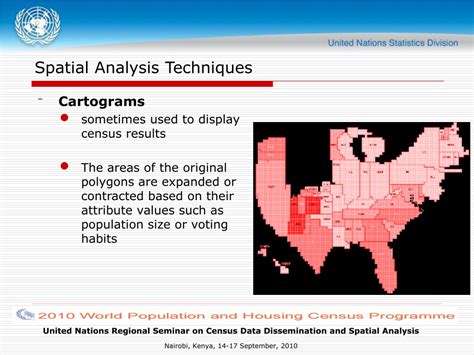 Ppt Spatial Analysis Techniques For Census Data Dissemination
