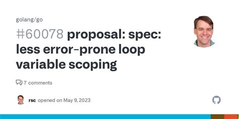 proposal to fix go s 1 gotcha loop variable scope r golang